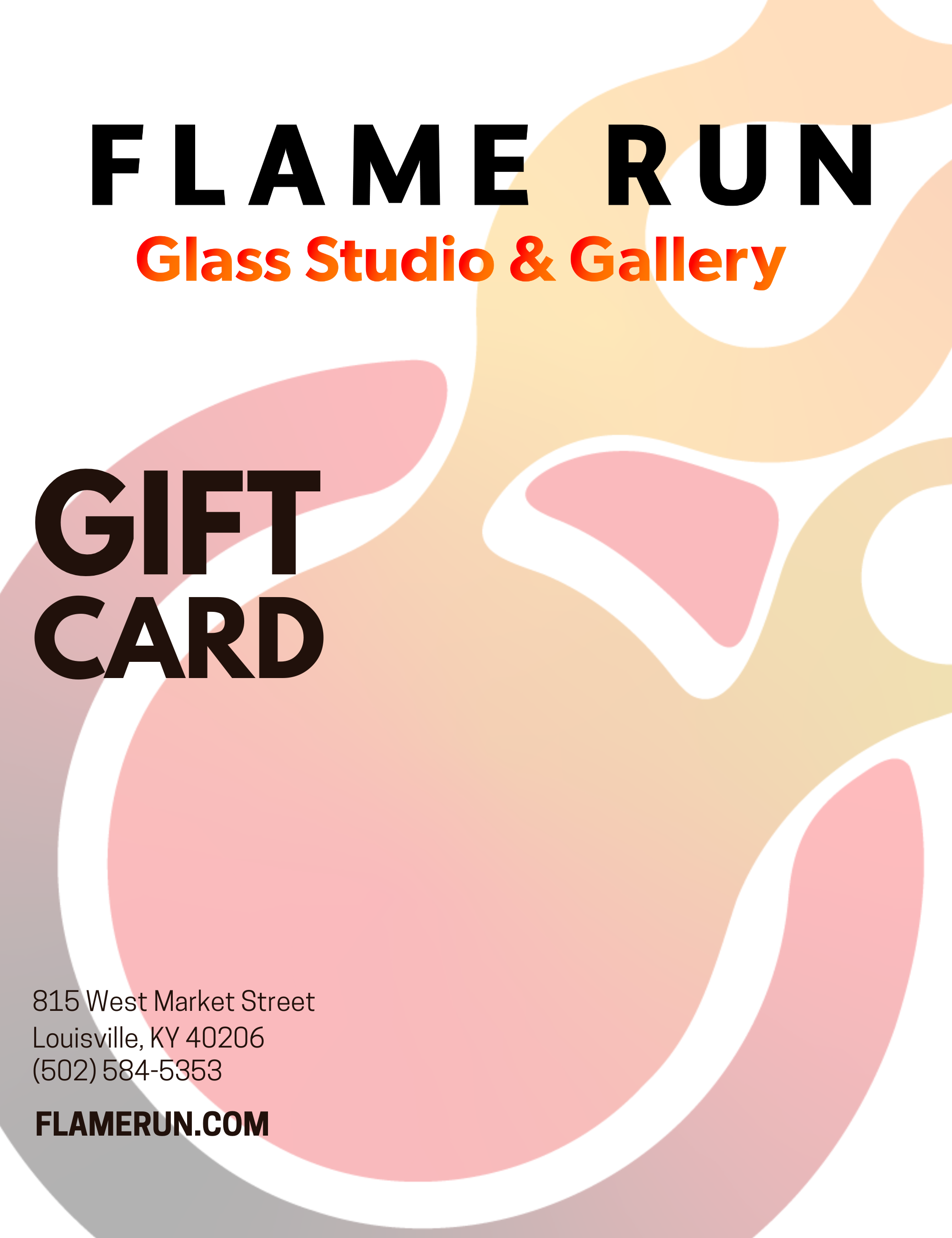 Flame Run Gift Card