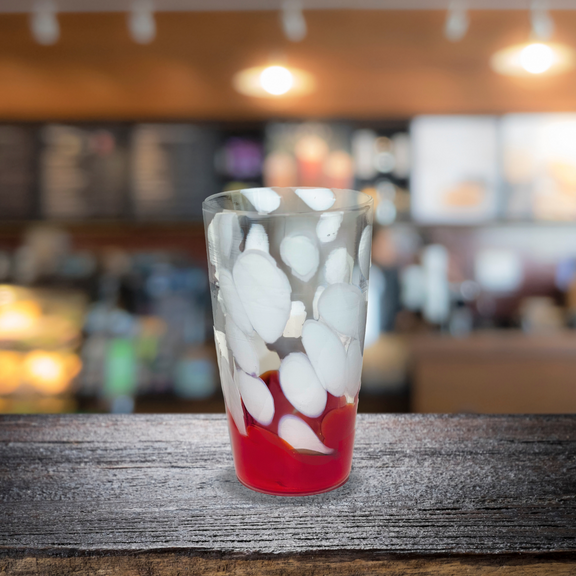 Hand-Blown Pint Glasses - Artisan Crafted Drinkware | Flame Run